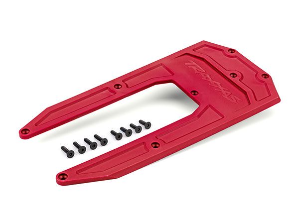 Traxxas Skidplate, Chassis, Red (Fits Sledge) TRA9623R – ABC Hobby
